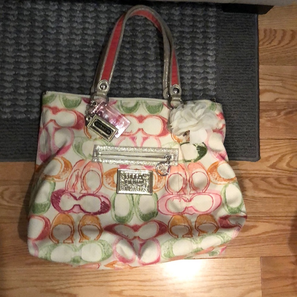 Coach “Poppy” Collection Purse - Gem
